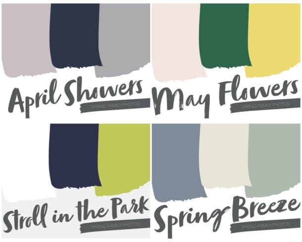 Spring & Summer Family Photos // Color Schemes + Pieces for the Whole ...