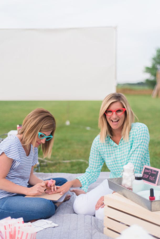 Outdoor Movie Night : Grease Themed Party - Living in Yellow
