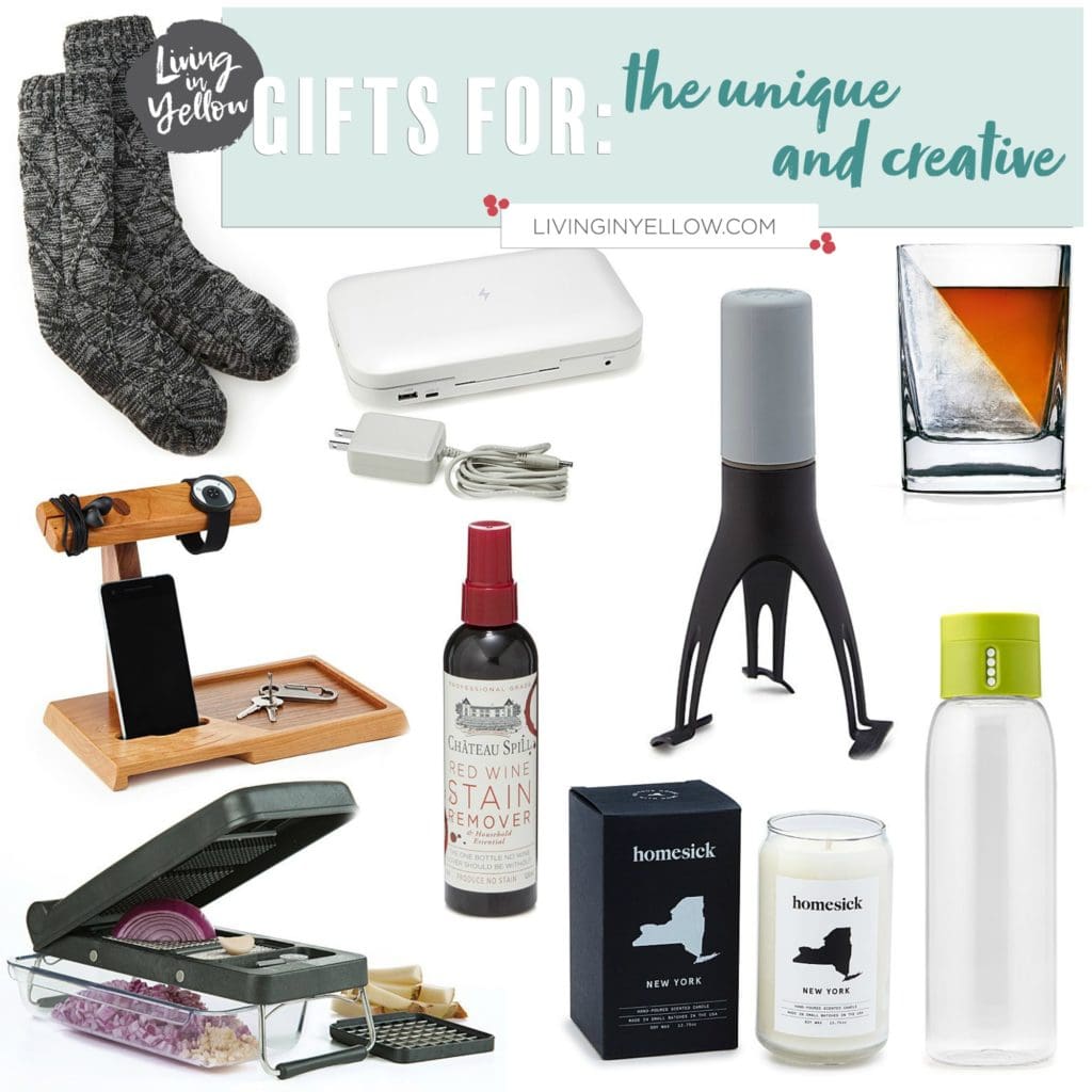 Gift Guide // Unique and Creative - Living in Yellow