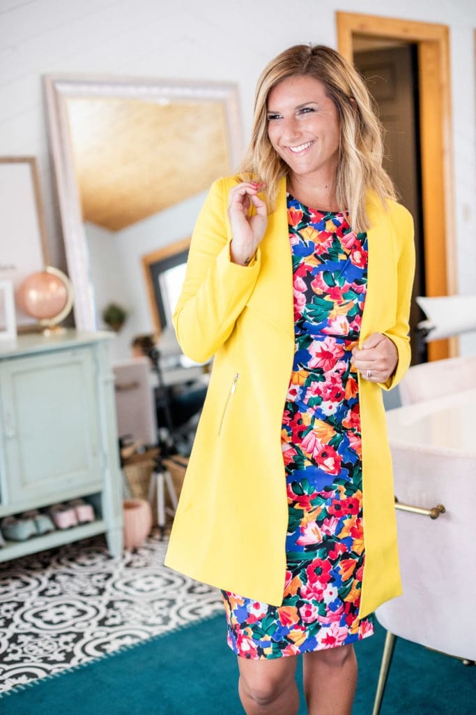 1 Spring Jacket Worn 3 Ways - Living in Yellow