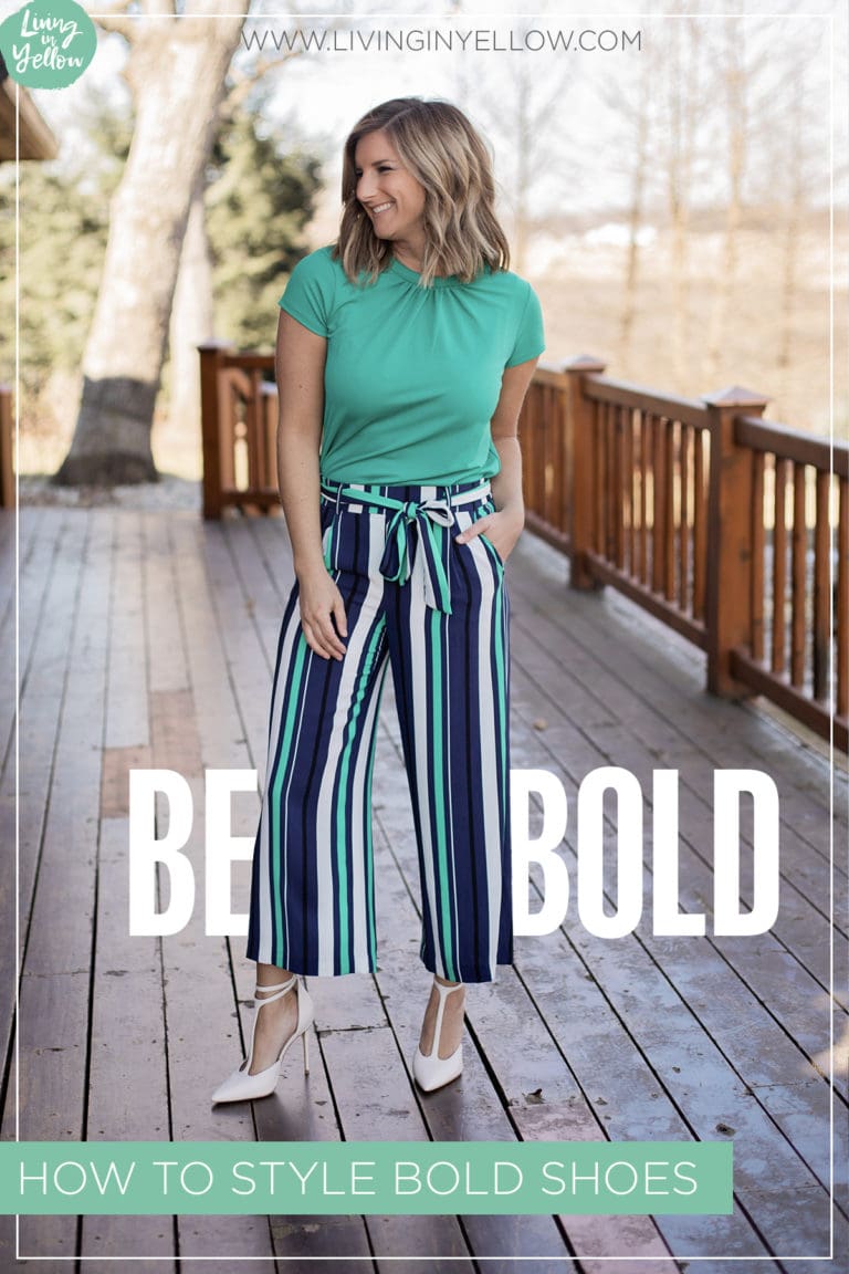 How to Style Statement Shoes - Living in Yellow