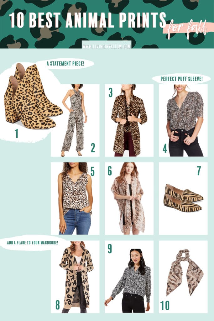 10 Must-Have Animal Print Pieces - Living in Yellow