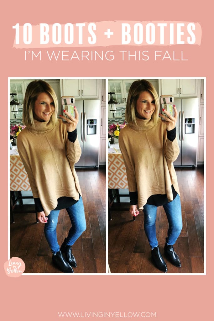 10 Boots + Booties I'm Wearing this Fall - Living in Yellow