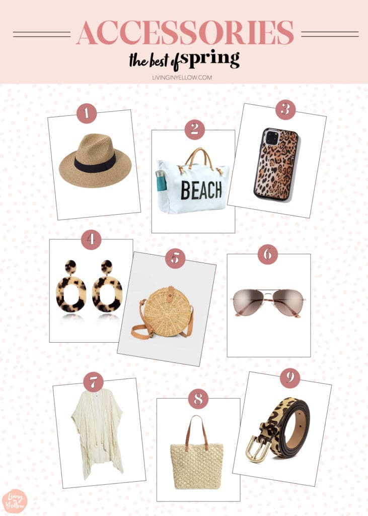 My Favorite Accessories This Spring - Living in Yellow