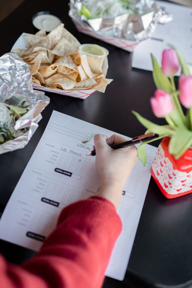 Valentine's Date Idea: Local Taco Tour - Living in Yellow