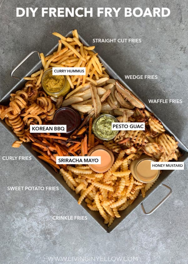 How to Create a French Fry Board - Living in Yellow