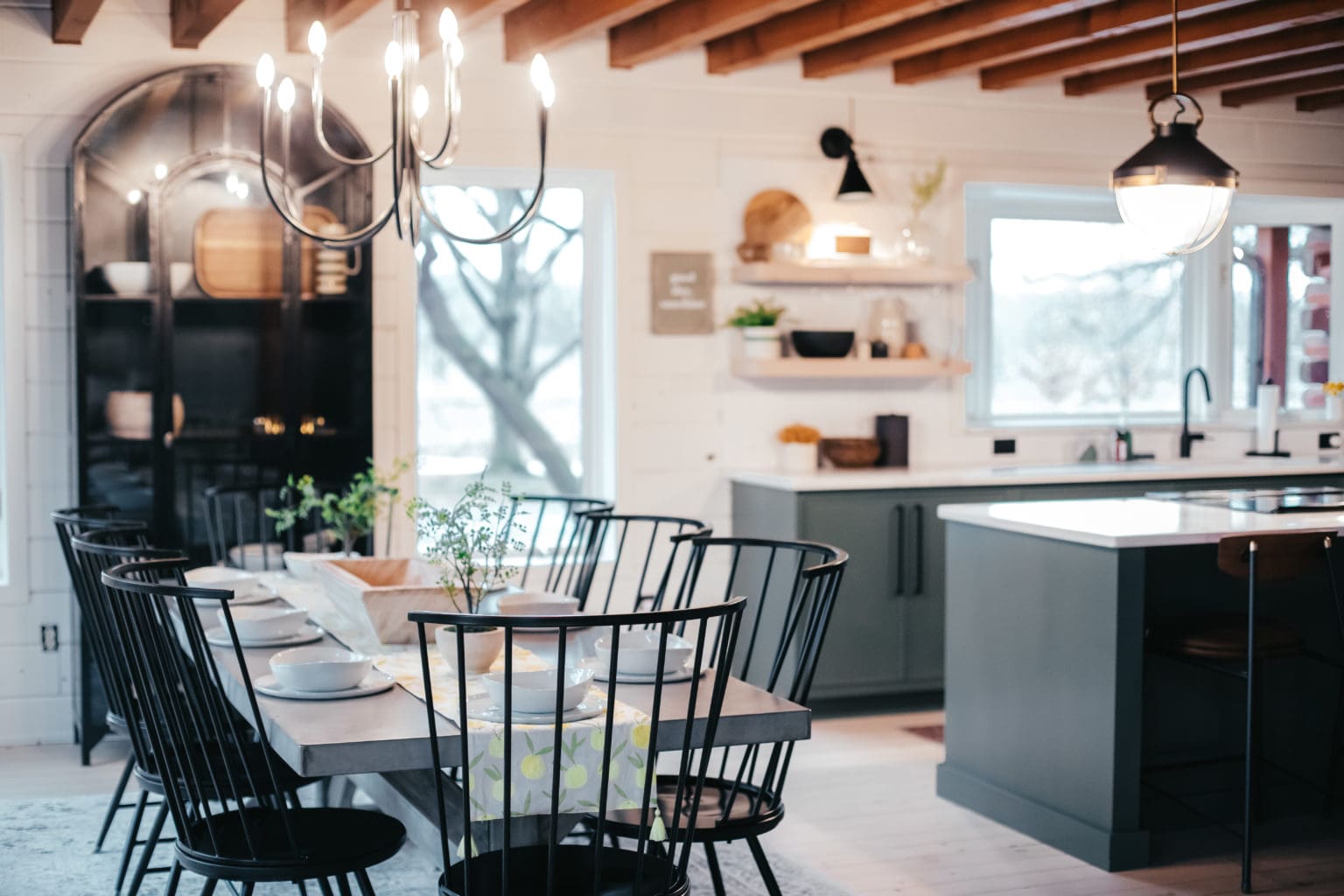 Cabin Spring Home Tour - Living in Yellow