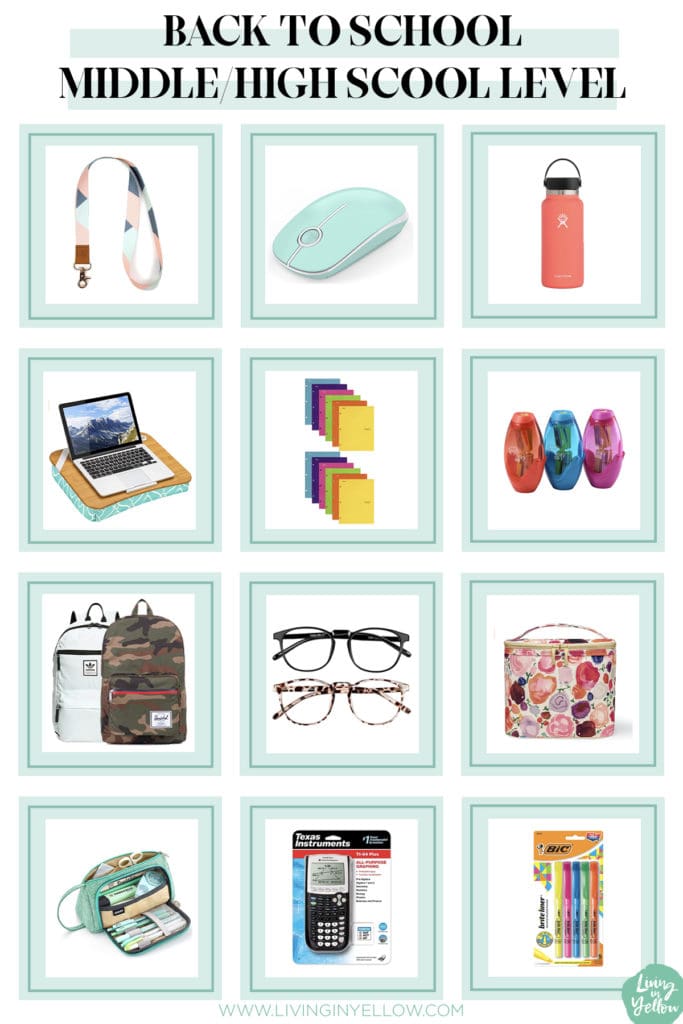Back to School Must Haves for All Ages - Living in Yellow