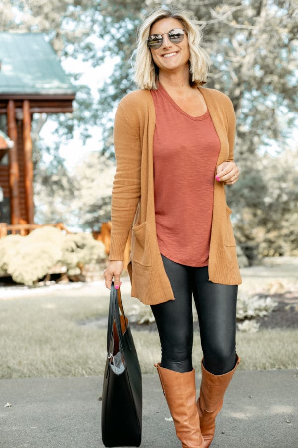 3 Legging Friendly Looks for Fall - Living in Yellow