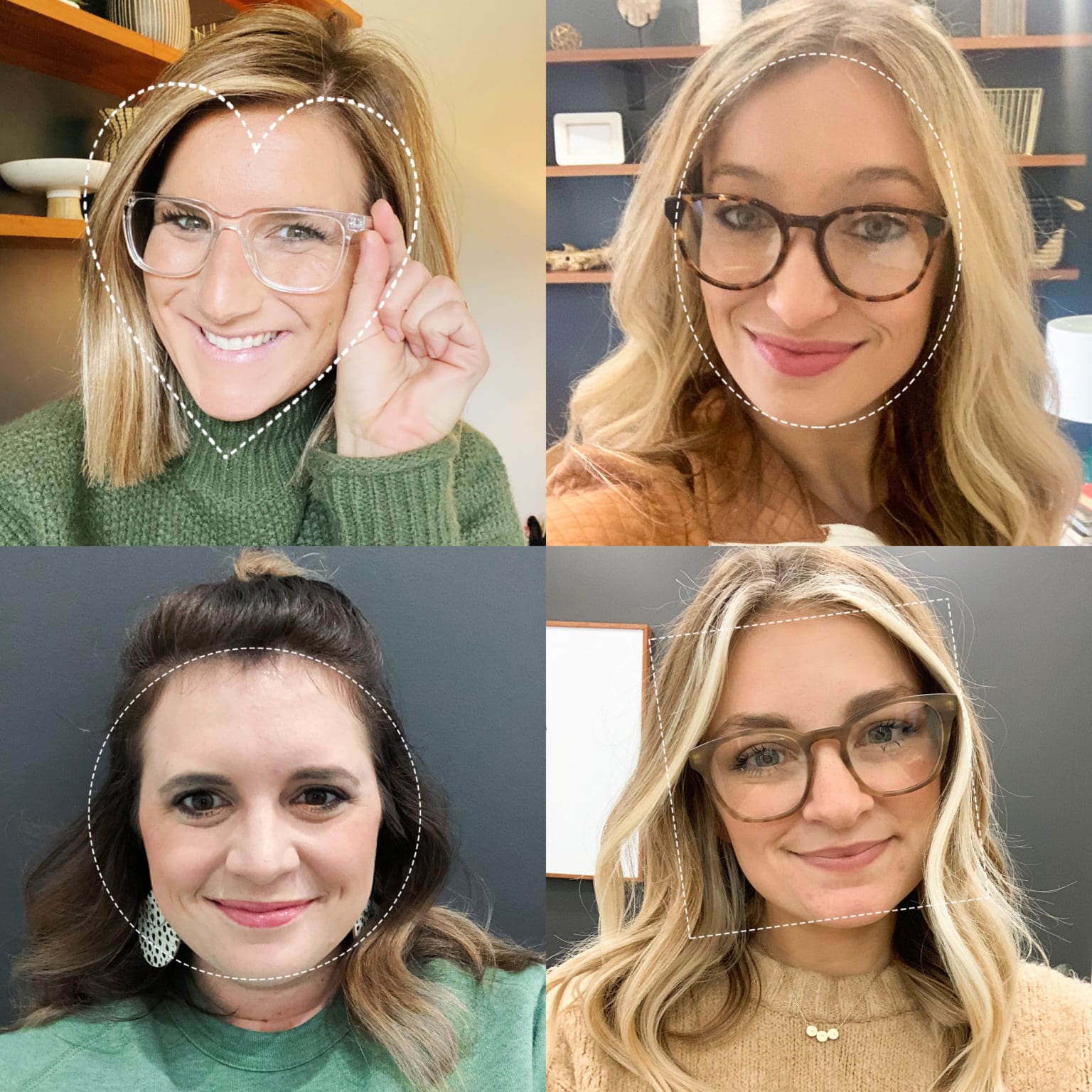 Find Your Perfect Pair: Best Eyeglasses By Face Shape - Living in Yellow