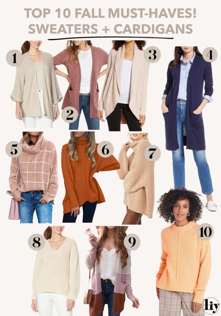 The 10 Best Sweaters & Cardigans for Fall - Living in Yellow