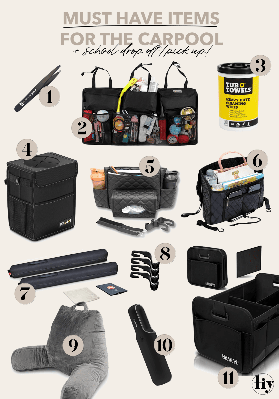 Must-Haves For Inside Your Car - Living in Yellow