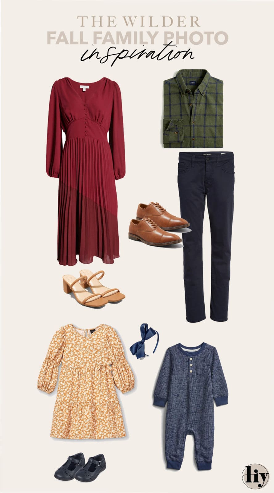 What To Wear for Fall Family Photos - Living in Yellow