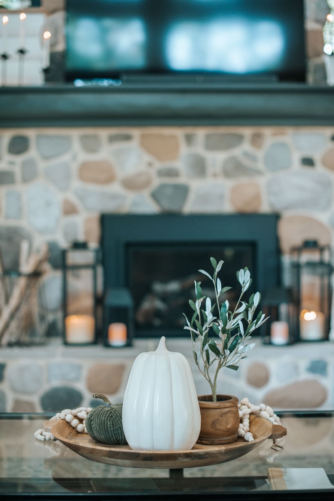 Fall Cabin Home Tour - Living in Yellow