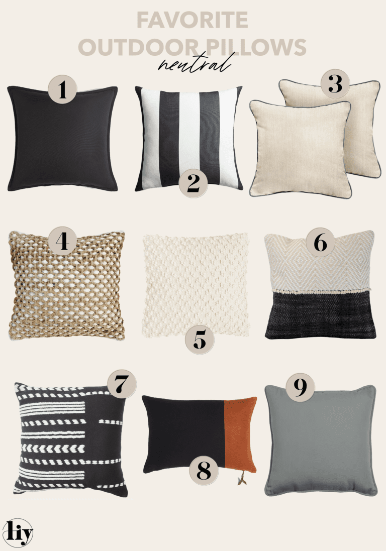 The Cutest Outdoor Pillows on the Internet - Living in Yellow