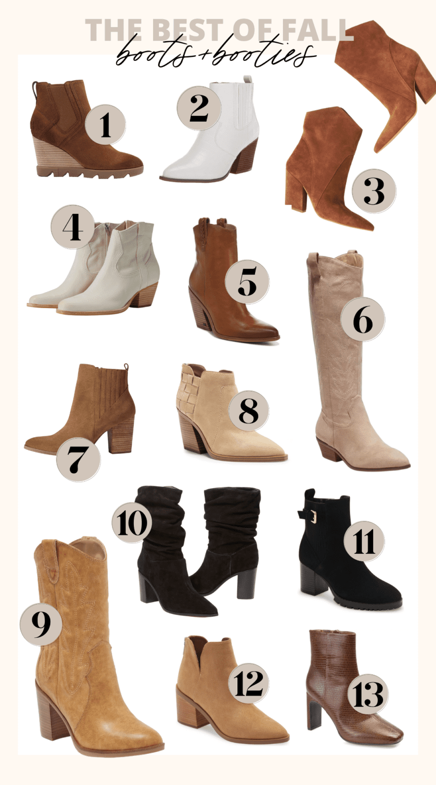 The Best Boots & Booties for Fall - Living in Yellow