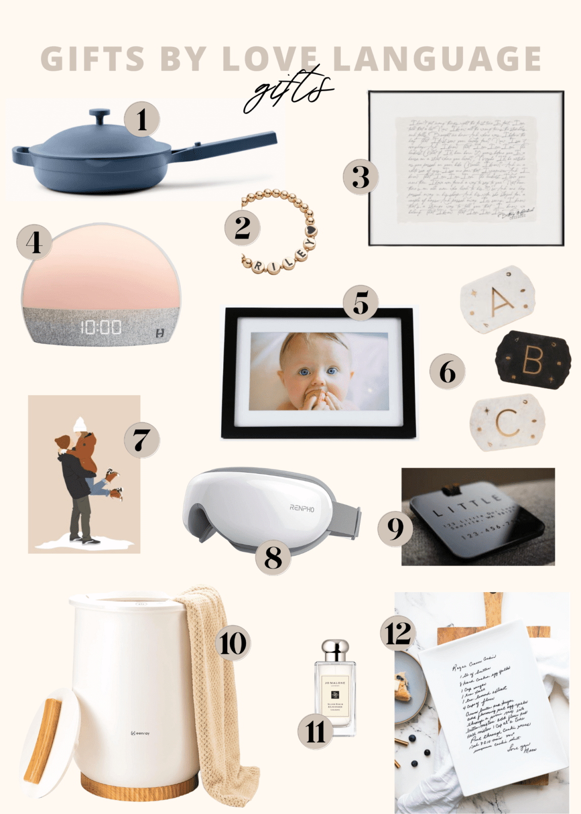 Gift Ideas By Love Language - Living in Yellow