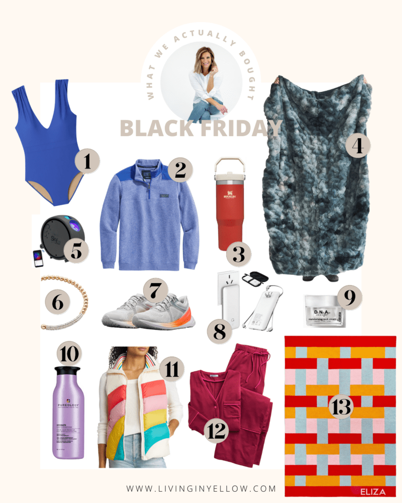 What We Actually Bought on Black Friday - Living in Yellow