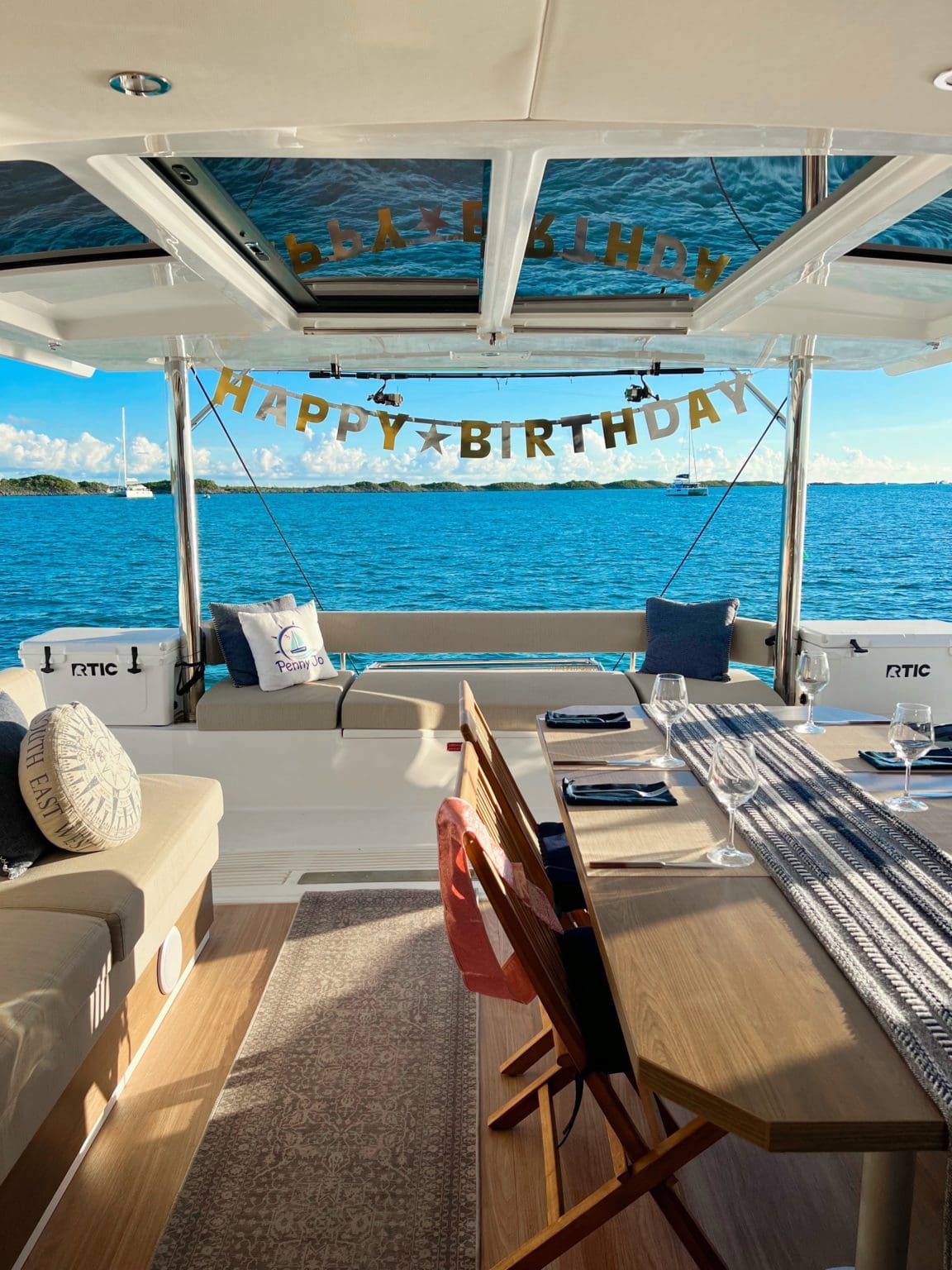 Traveling The Bahamas On A Catamaran - Living in Yellow