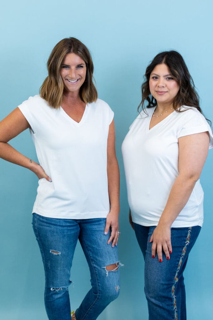 The BEST White Tees - Living in Yellow