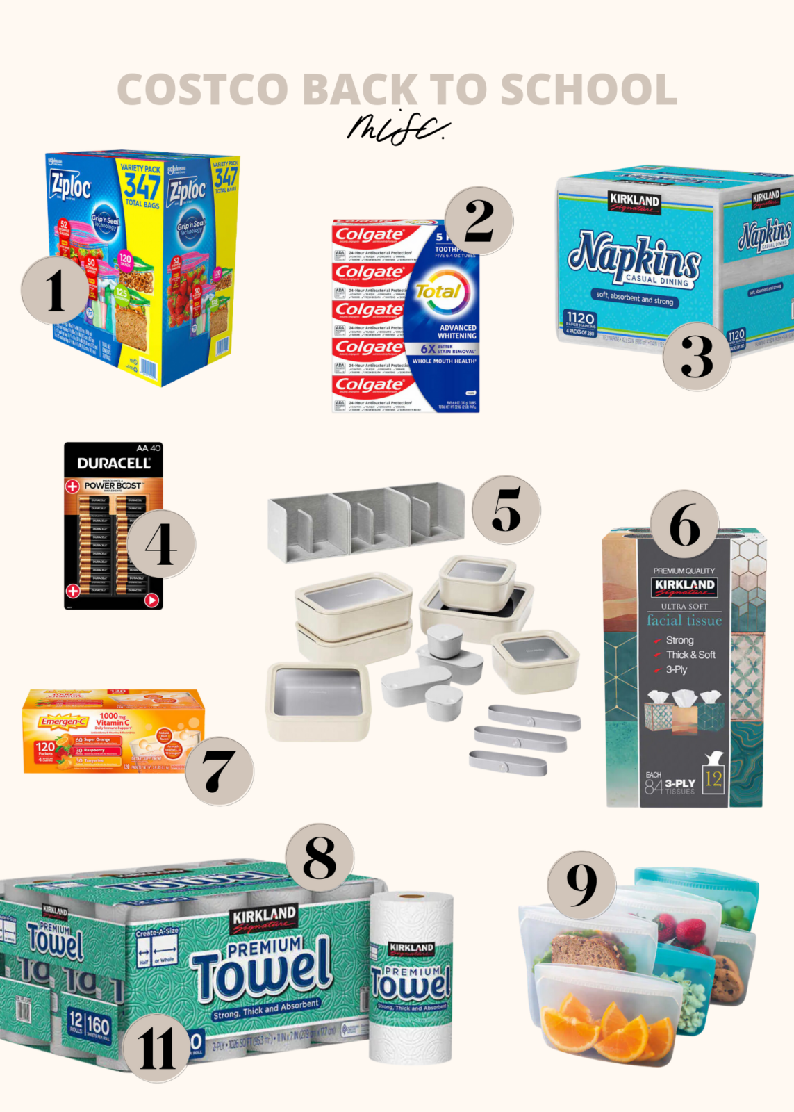 Costco Back To School Finds - Living in Yellow