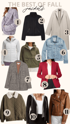 The Best Jackets For Fall - Living in Yellow