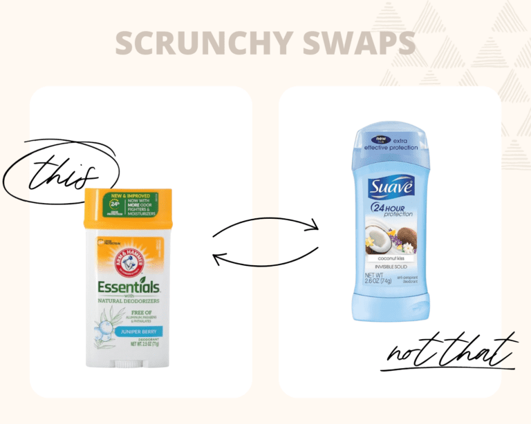 Healthier Swaps for the New Year: AKA Scrunchy Swaps - Living in Yellow