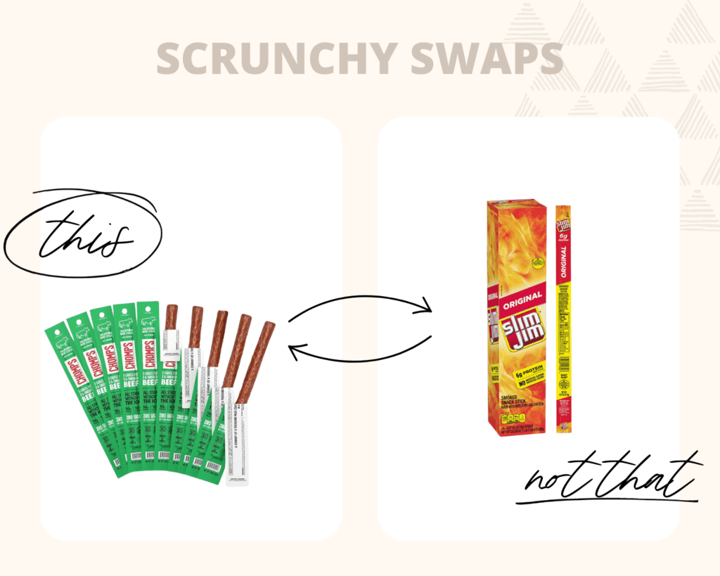 Healthier Swaps for the New Year: AKA Scrunchy Swaps | Living in Yellow