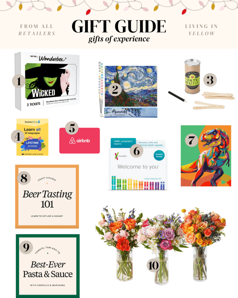 60+ Holiday Gift Guides for Everyone On Your List - Living in Yellow