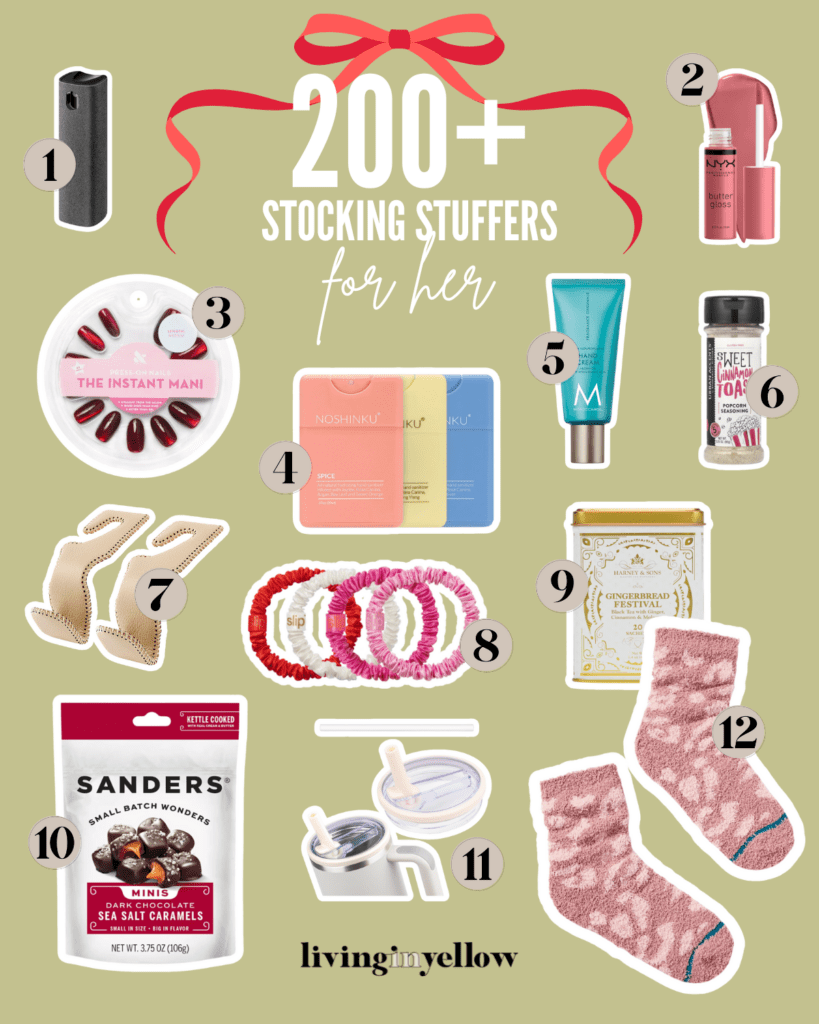 200 Stocking Stuffer Ideas - Living in Yellow