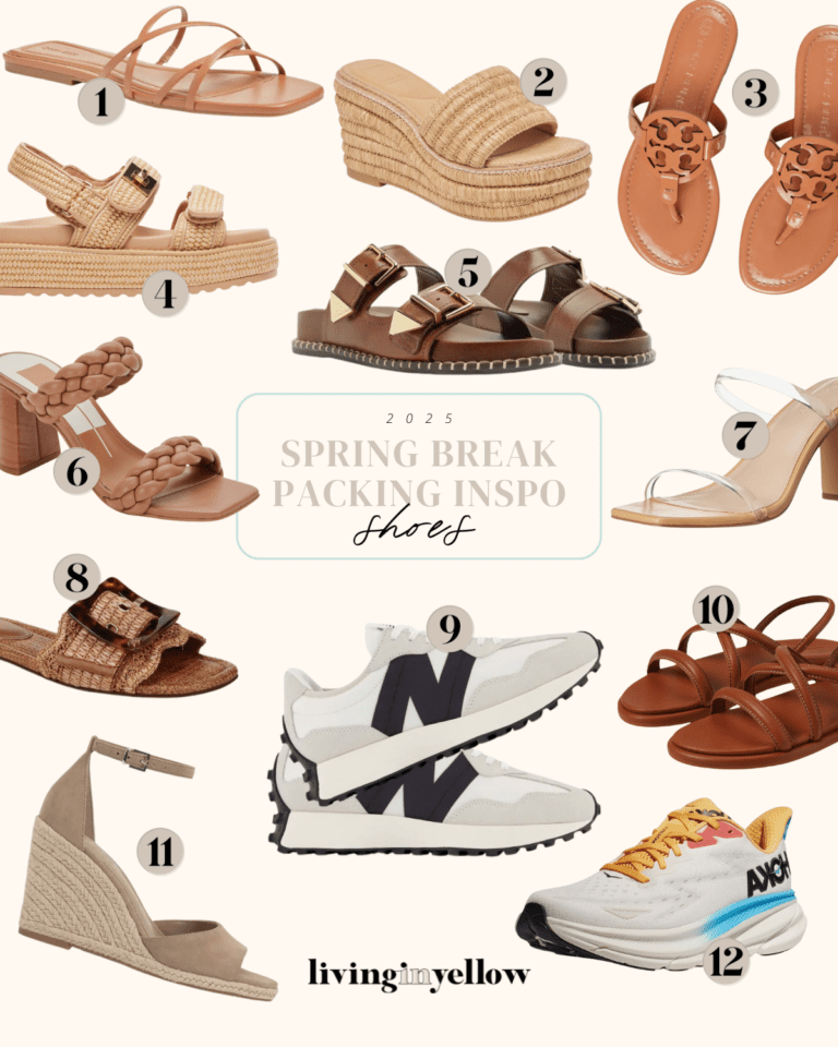 The 2025 Spring Break Packing Guide - Living in Yellow