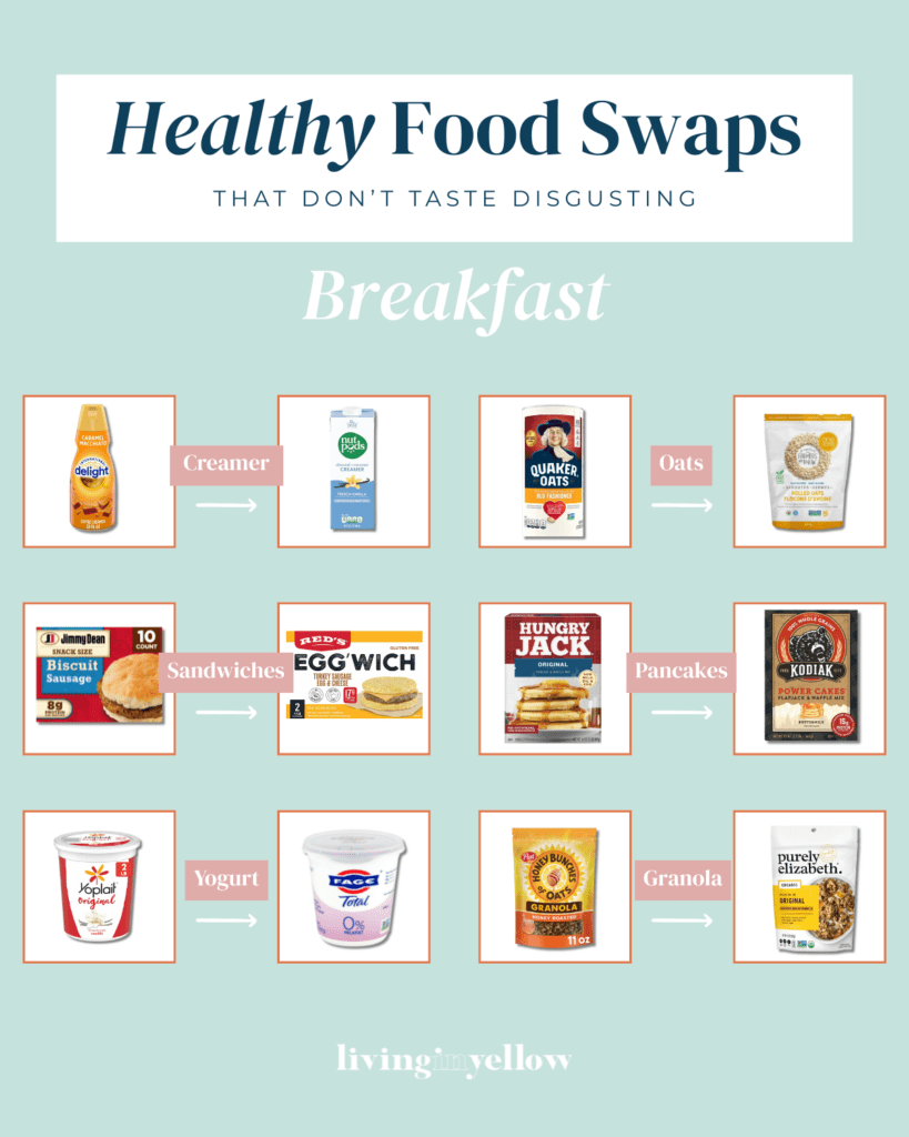 Food Swaps That Don’t Taste Disgusting - Living in Yellow