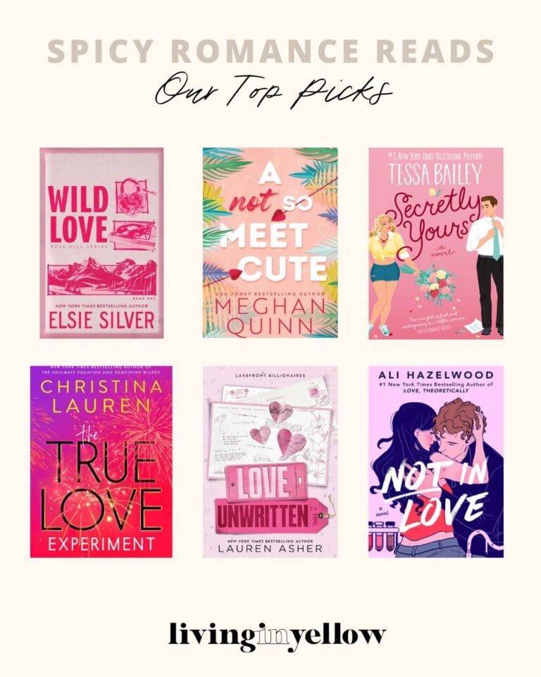 The Best Spicy Romance Reads - Living in Yellow